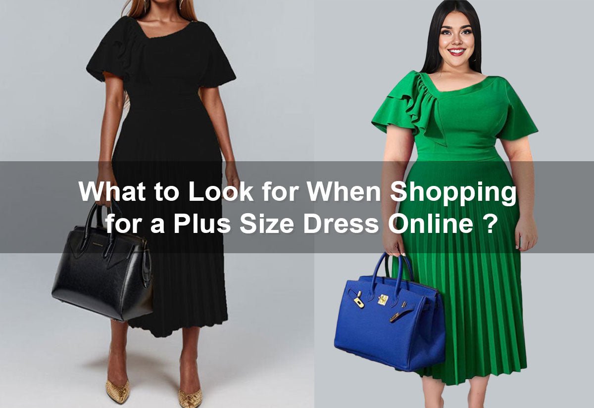 What to Look for When Shopping for a Plus Size Dress Online? – PRUSES